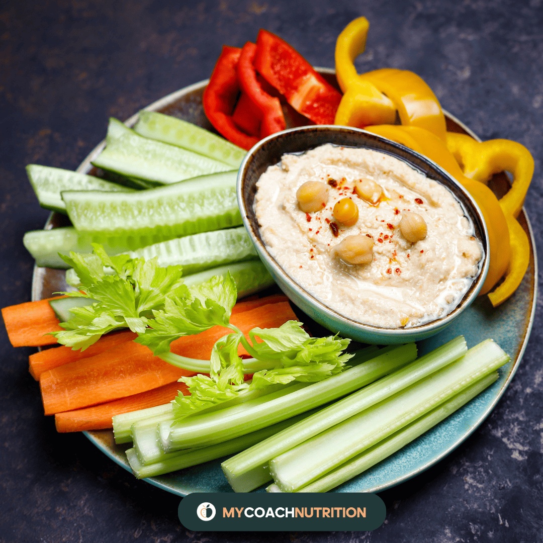 Légumes Croquants & Dip de Thon au Fromage Frais - MyCoachNutrition